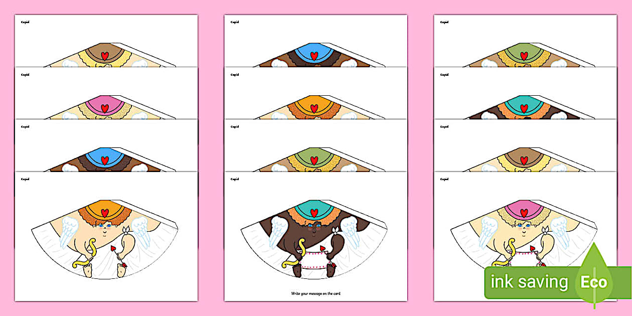 Valentine's Day Cupid Cone (teacher made) - Twinkl