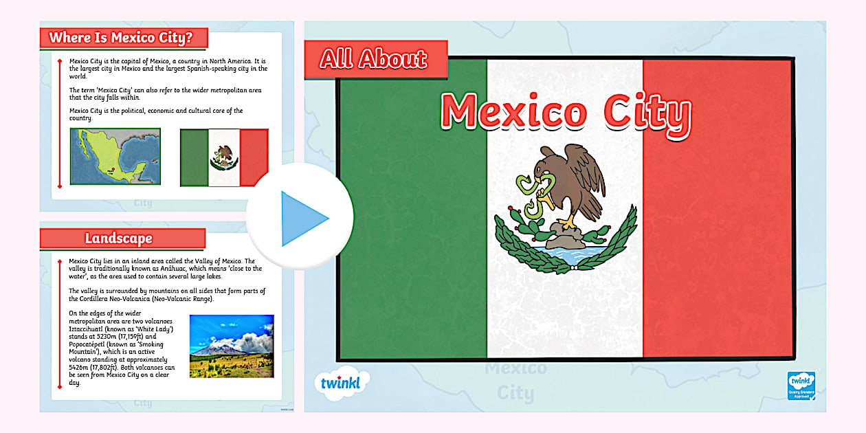 All about Mexico City PowerPoint - KS2 - Geography - Twinkl