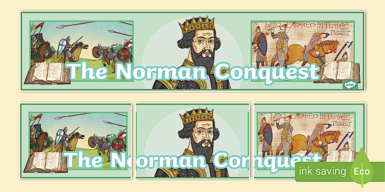Norman Conquest Display Banner (teacher made) - Twinkl