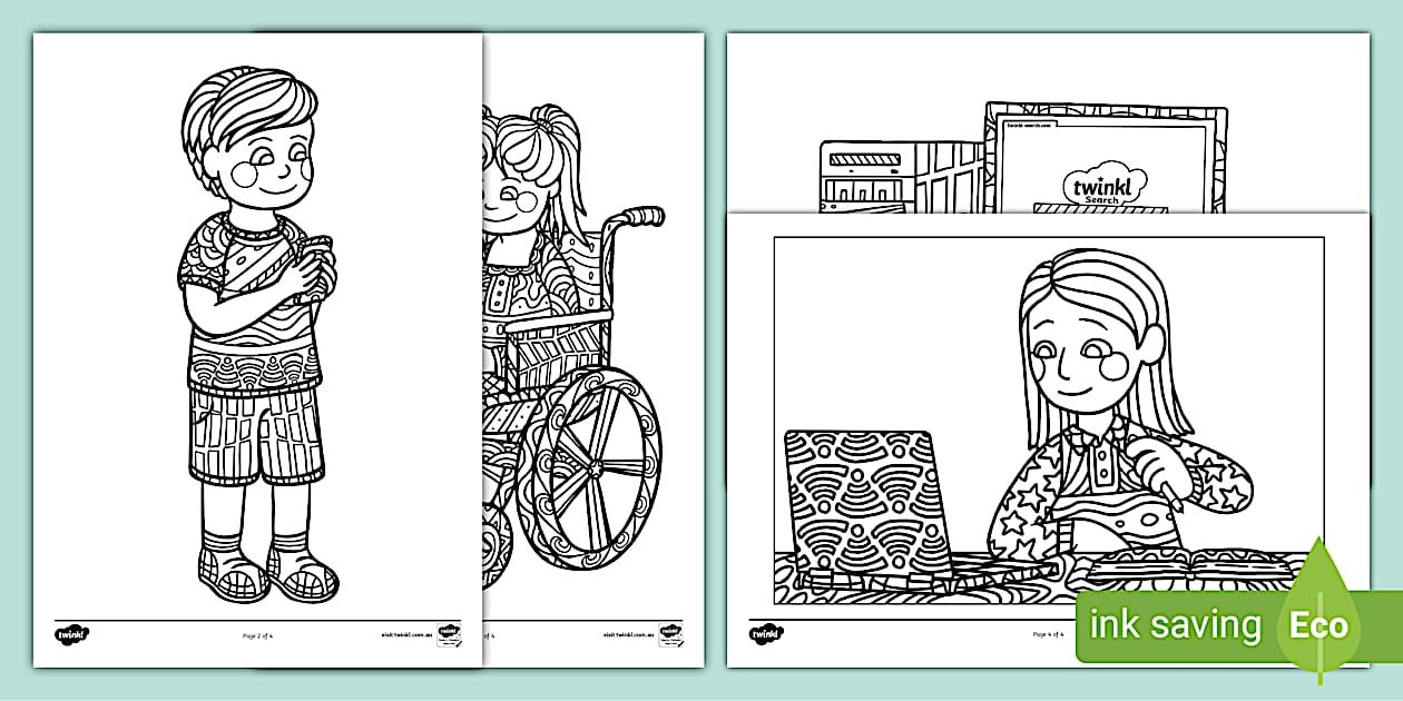 Safer Internet Day Mindfulness Colouring Pages - Twinkl