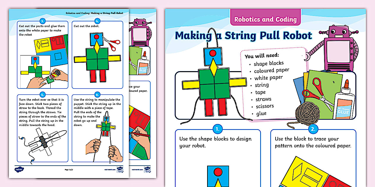Grade 1 Robotics and Coding - Term 3 - Puppet on a String