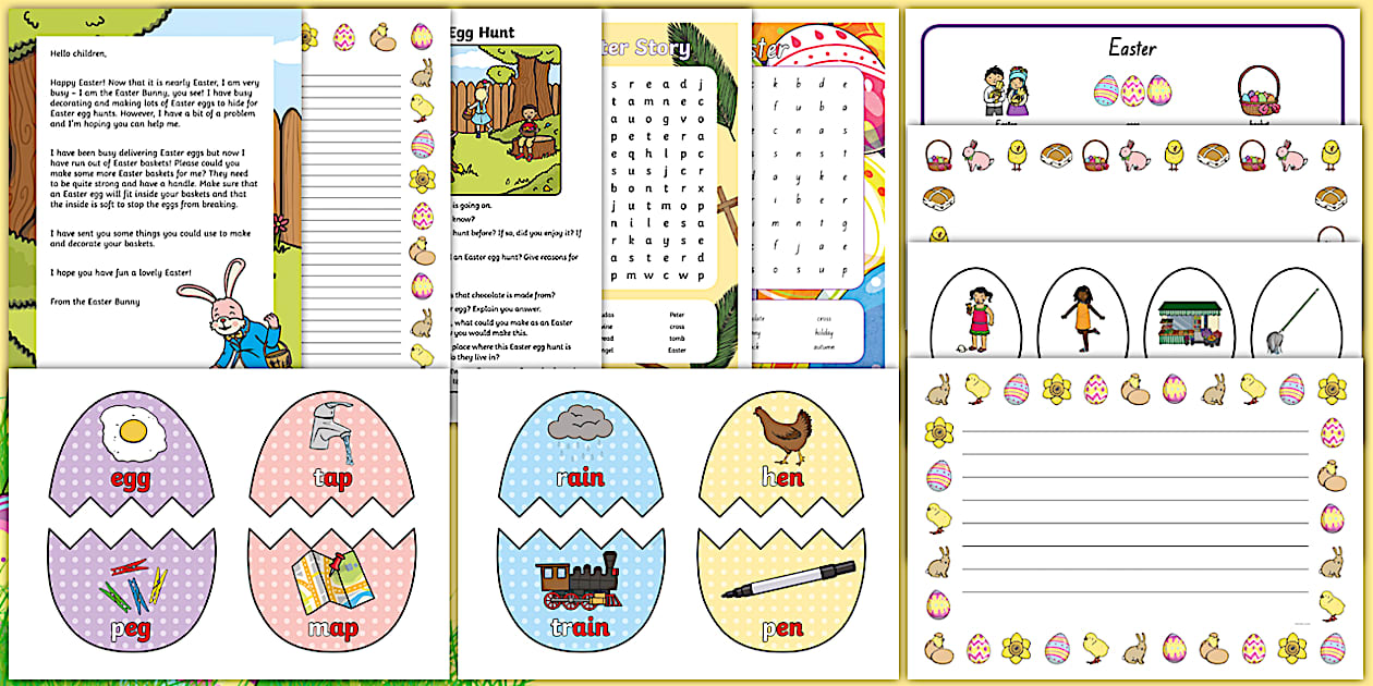 New Zealand Easter Literacy Resource Pack (teacher made)