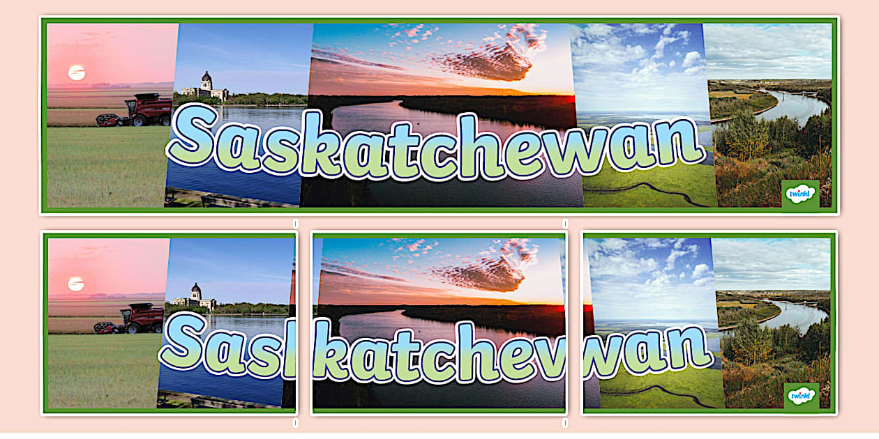 Saskatchewan Photo Display Banner (teacher made) - Twinkl