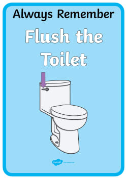 FREE! - 👉 Toilet Instruction Signs (teacher made)