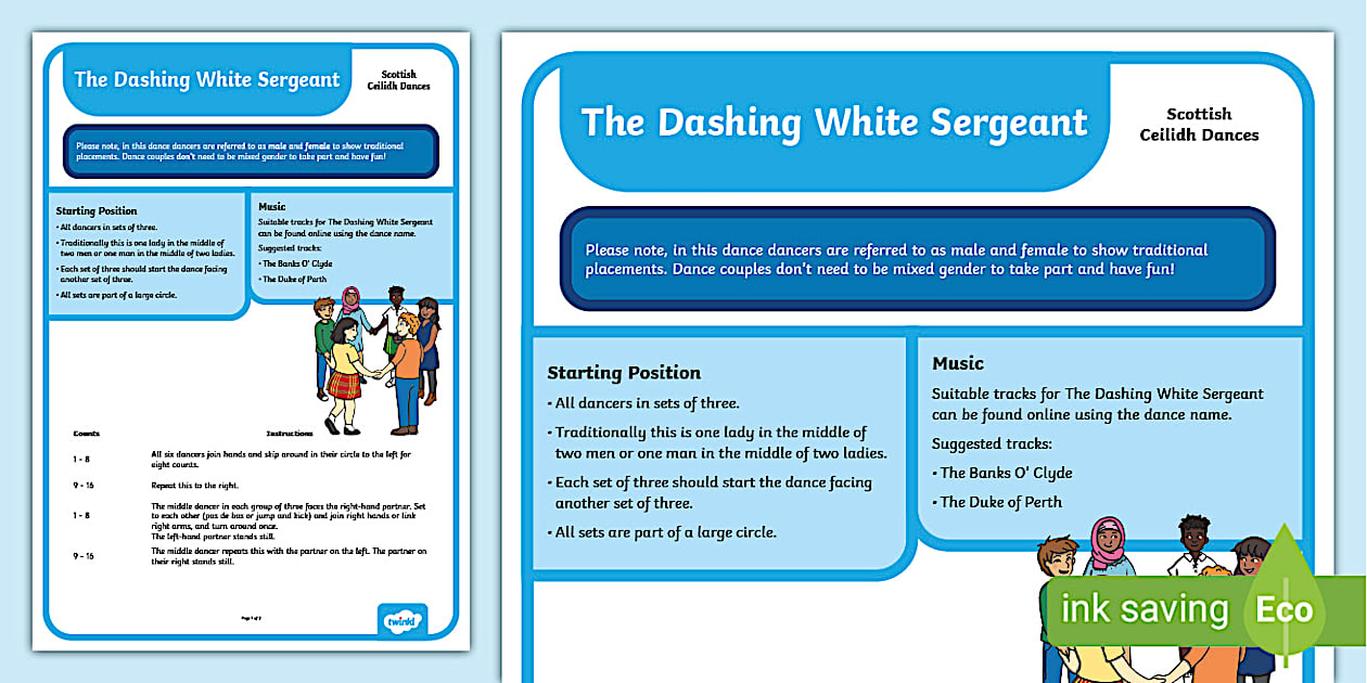Dashing White Sergeant Instructions | Scottish Ceilidh Dance