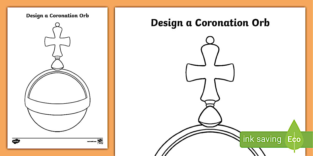 Design a Coronation Orb Activity Sheet | Twinkl - Twinkl