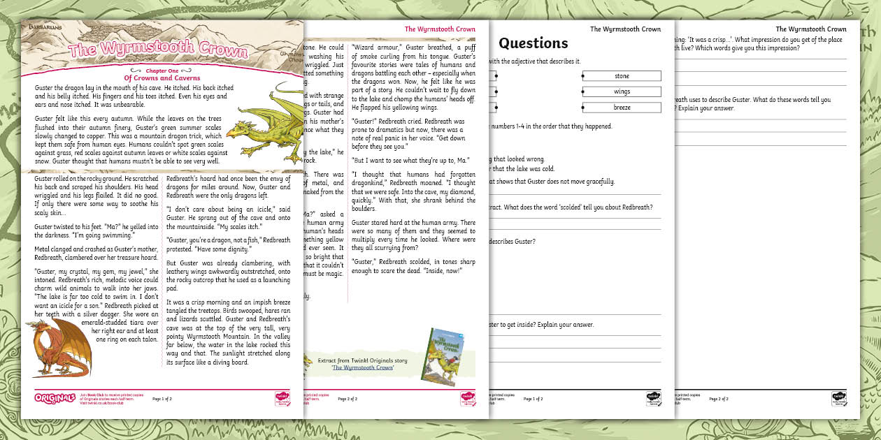 Dragon Reading Comprehension KS2 | Primary Resources