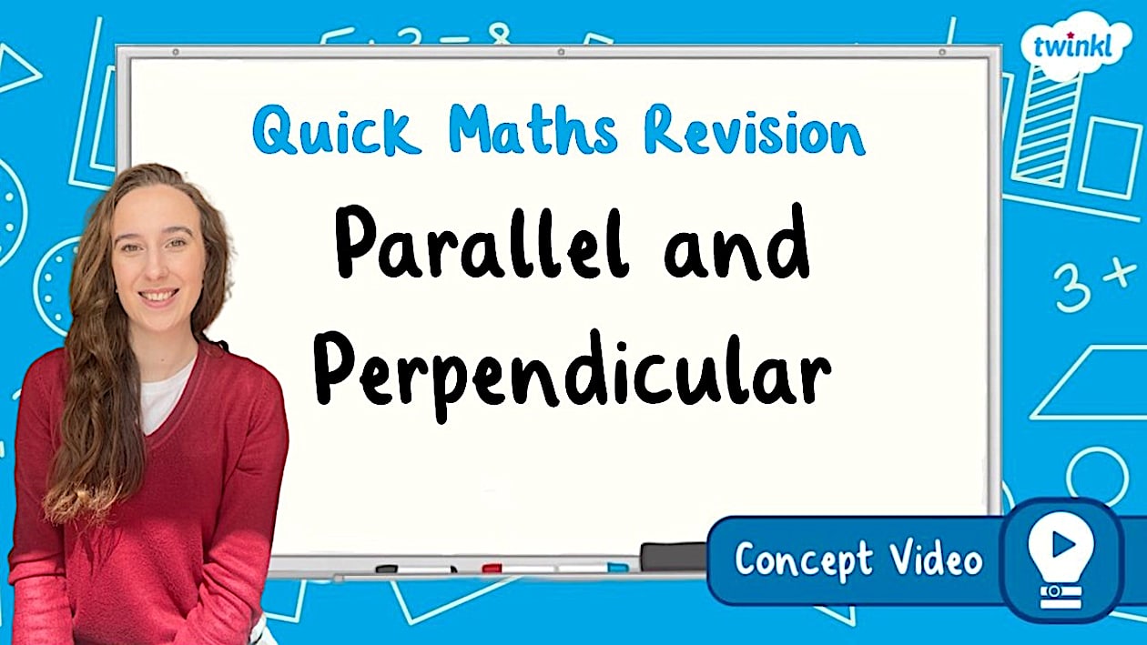 👉 Parallel and Perpendicular | KS2 Maths Concept Video
