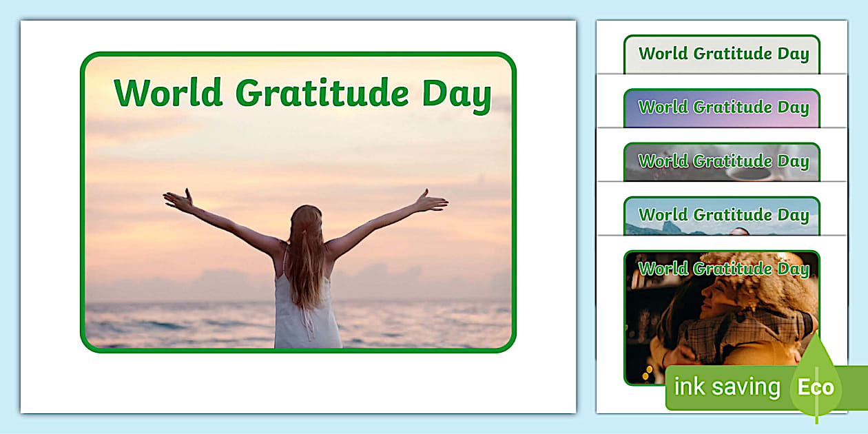 World Gratitude Day Photo Pack