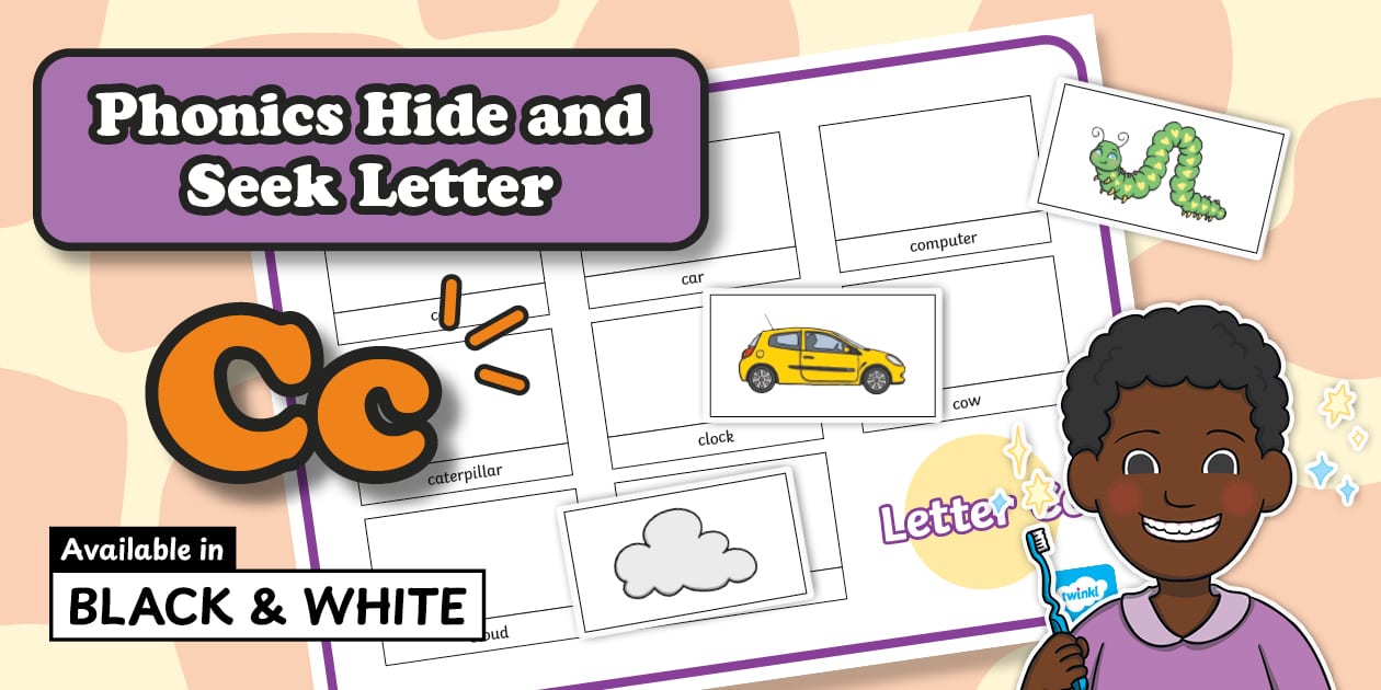 Phonics Hide and Seek Letter Cc