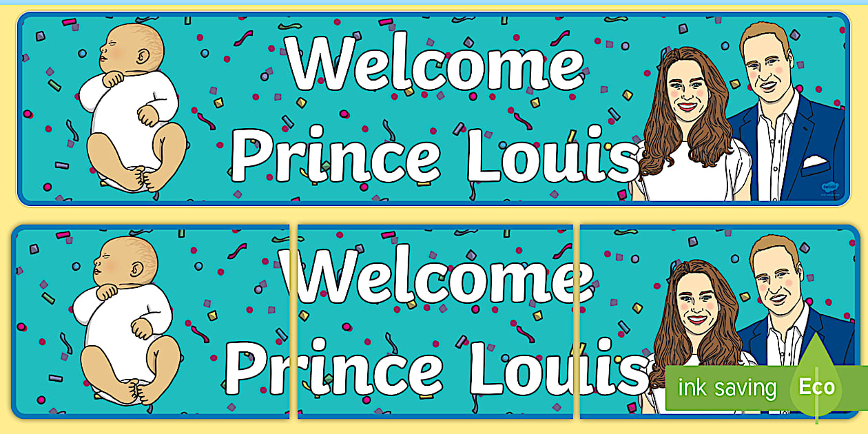 👉 The Royal Baby Display Banner