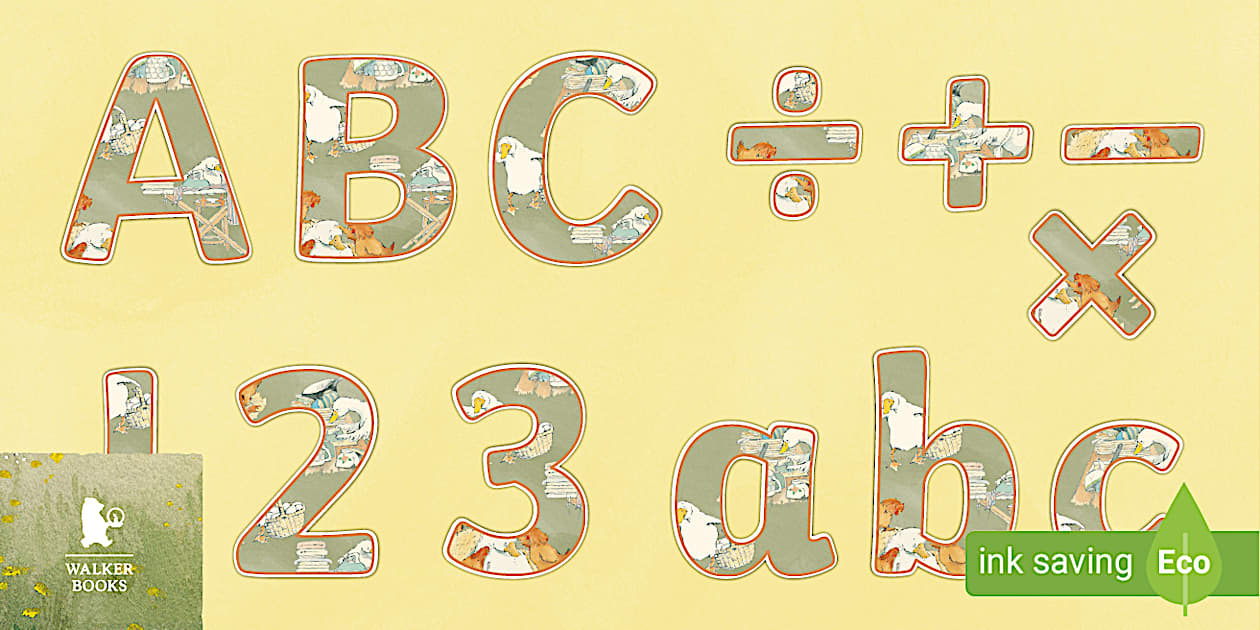 FREE! - Farmer Duck Display Lettering [Ages 5-7] - Twinkl