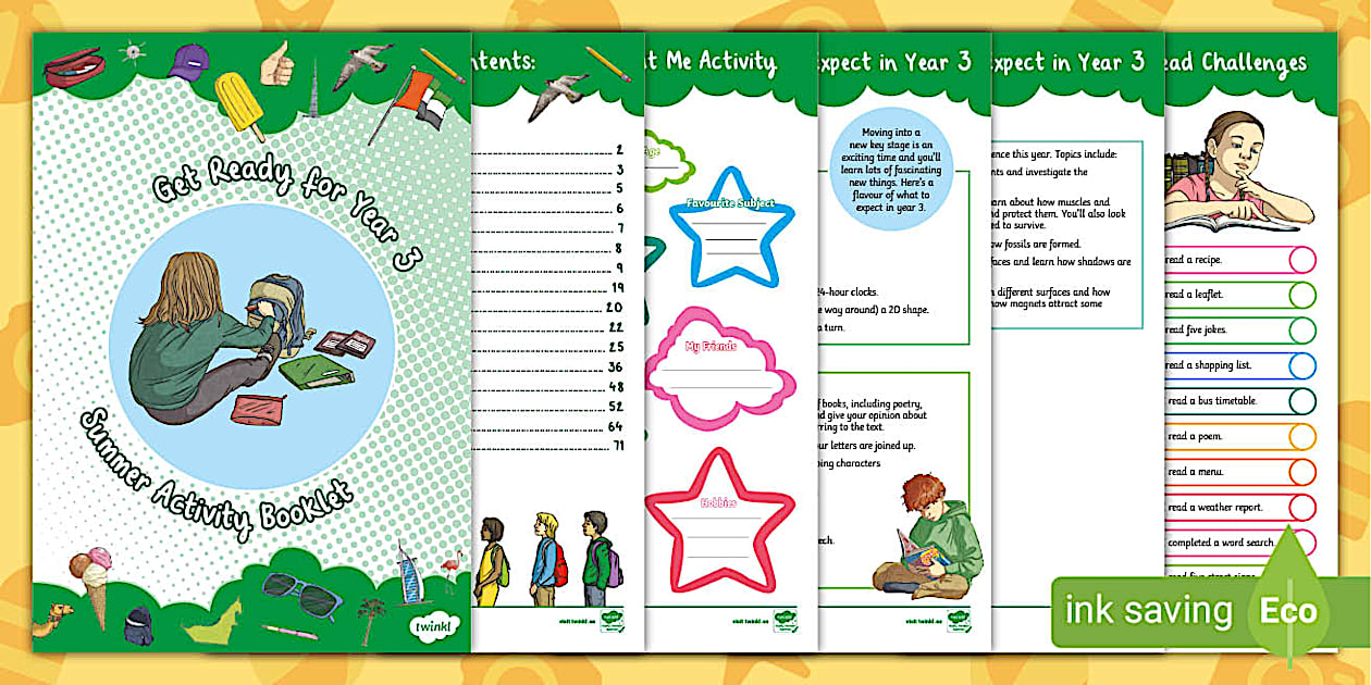 Ready for Year 3 Summer Work Booklet (teacher made) - Twinkl
