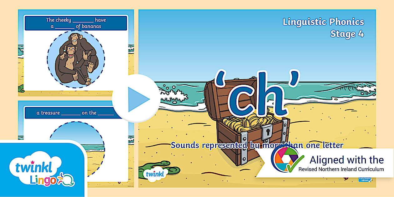 Lingo Phonics Stage 4 PowerPoint | 'ch' Digraph