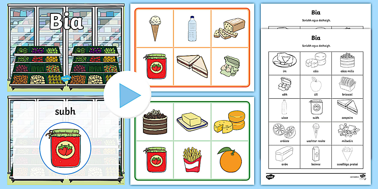 Junior Cycle Food Activity Pack Gaeilge