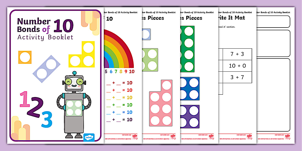 Number Bonds to 10 Activity Booklet | Teaching Resource