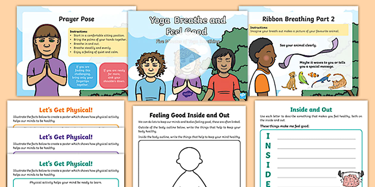 Feel Good Inside and Out Activity Pack (teacher made)