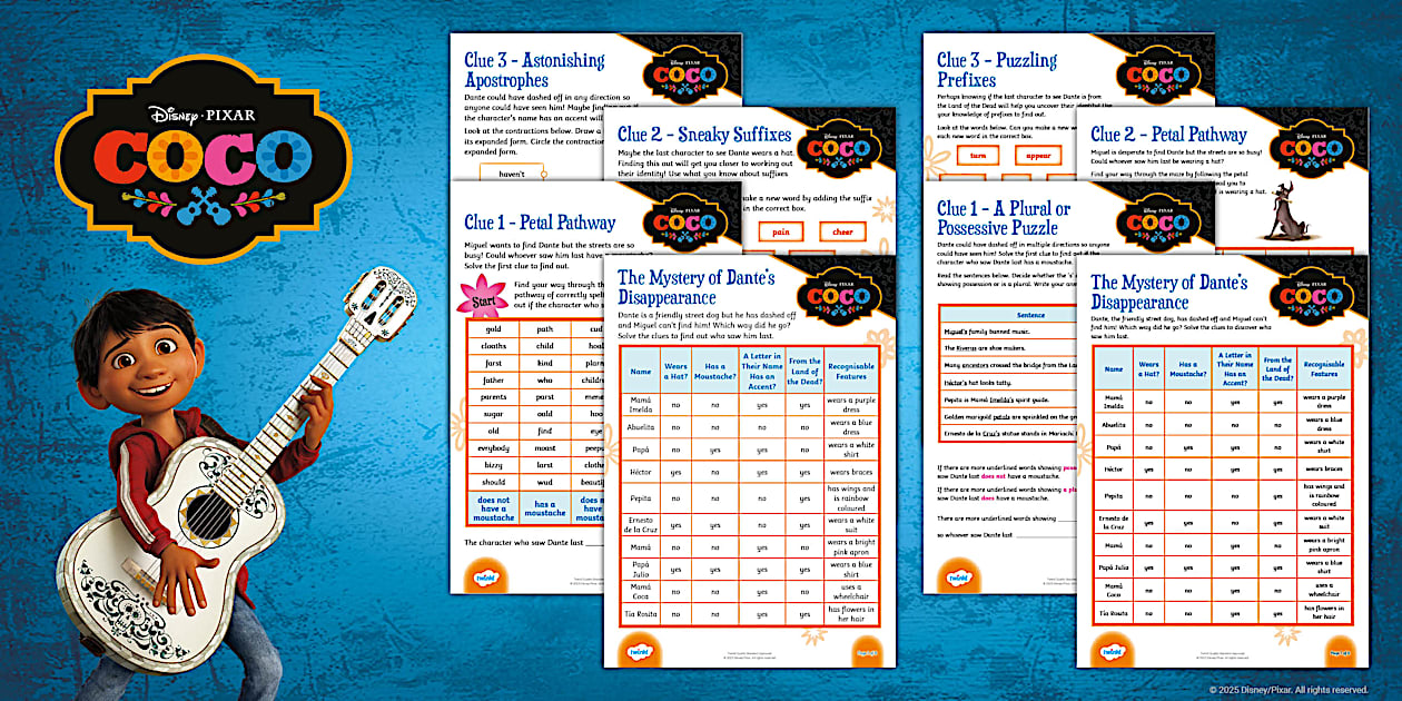 Coco: Spelling and Grammar Mystery Pack