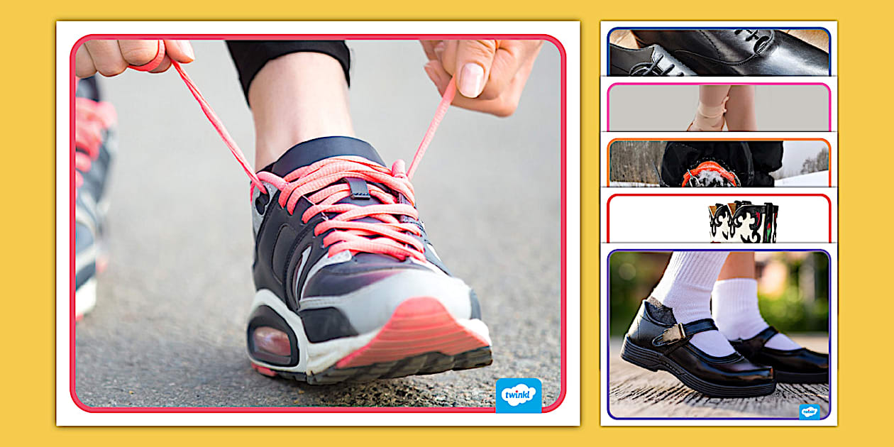 Types of Shoes Photos (teacher made) - Twinkl
