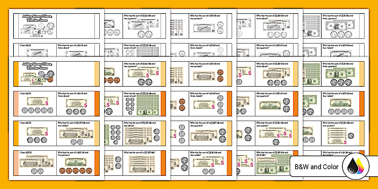 Second Grade Money Game | Financial Literacy | Twinkl USA