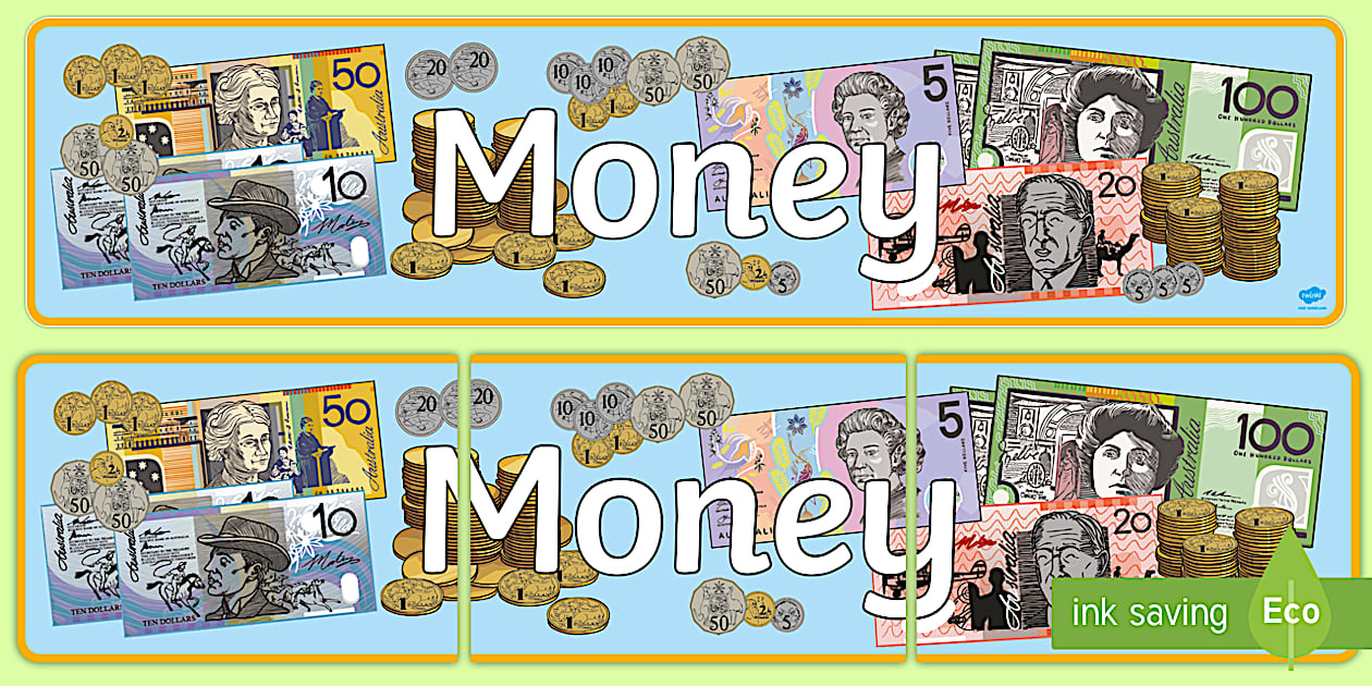 QLD Money Display Banner (Teacher-Made) - Twinkl