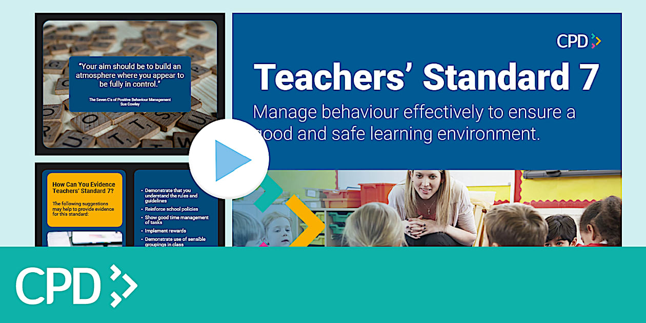 Teachers' Standard 7 CPD Powerpoint (Teacher-Made) - Twinkl