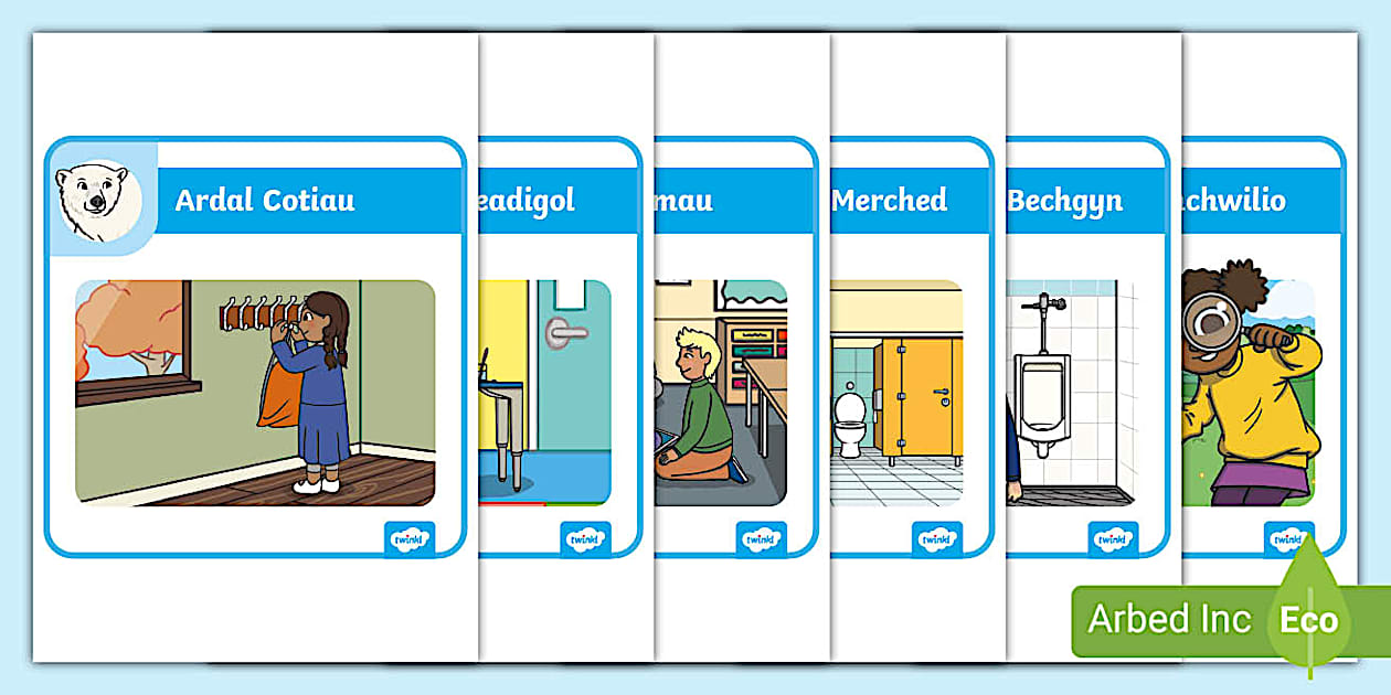 Arwyddion Sgwâr Golygadwy: Thema Eirth Wen (teacher made)