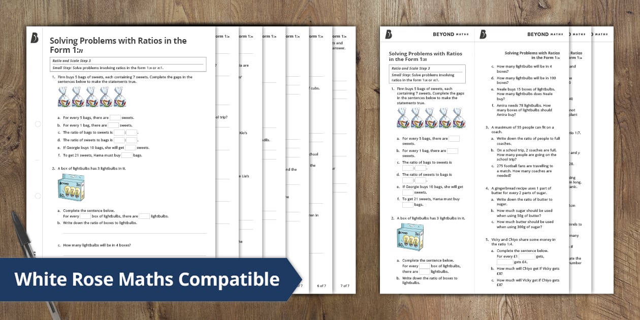 👉 Solving Problems in the Ratio 1:n (teacher made)