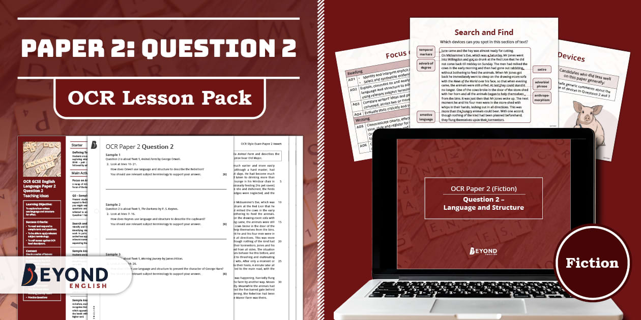 OCR Paper 2 - Question 2 Lesson Pack
