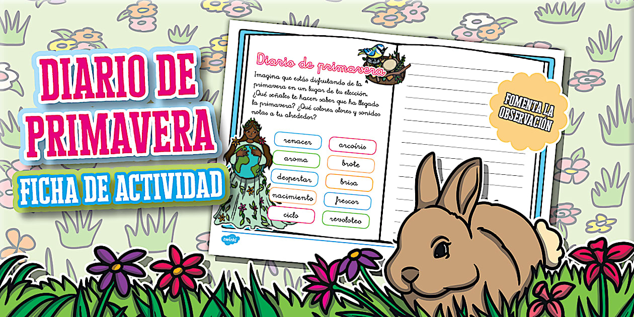 Ficha de actividad: Diario de primavera