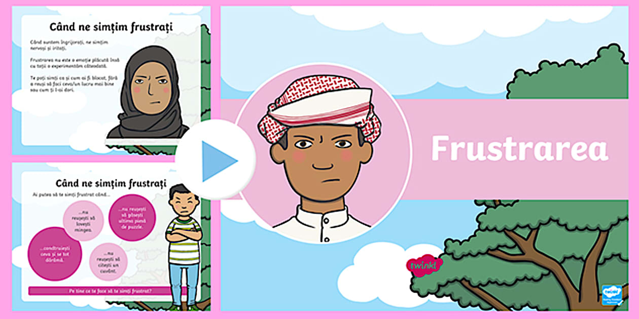 Emoții: Frustrarea - Prezentare PowerPoint (teacher made)