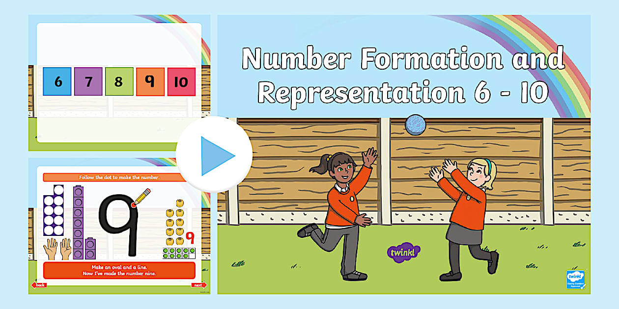 👉 Number Formation and Number Representation PowerPoint 6-10