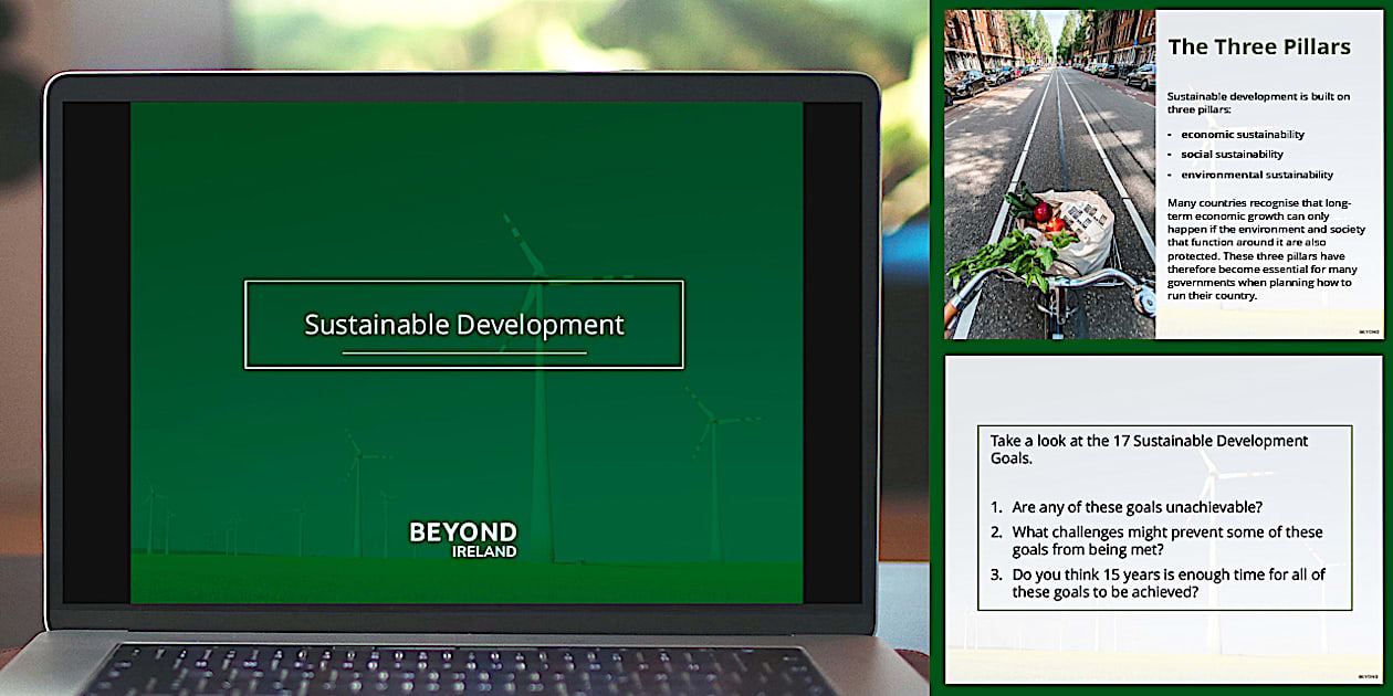 Sustainable Development PowerPoint (teacher made) - Twinkl