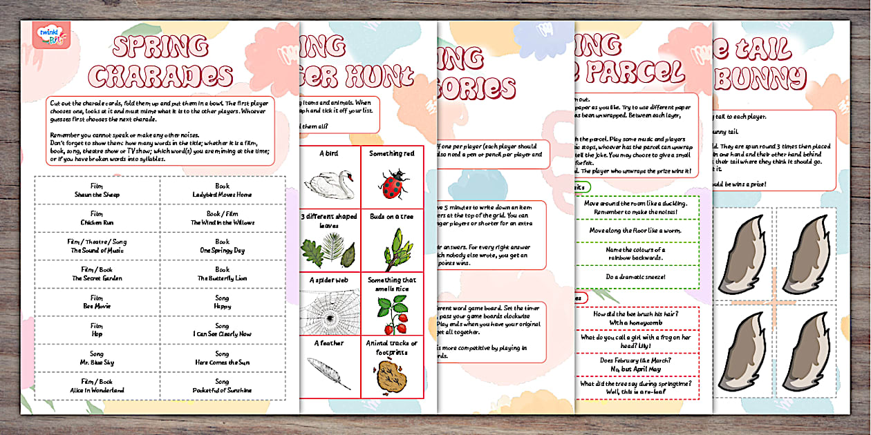 Spring Party Games Bundle | Twinkl Party (teacher made)