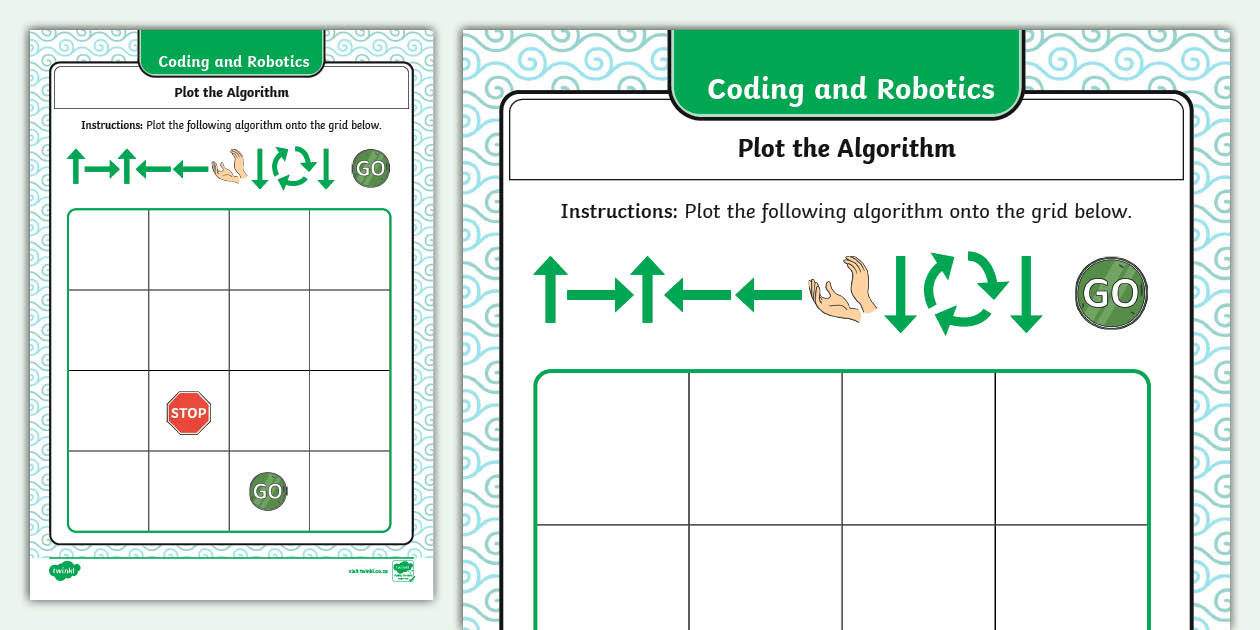Robotics And Coding Plot The Algorithm Teacher Made