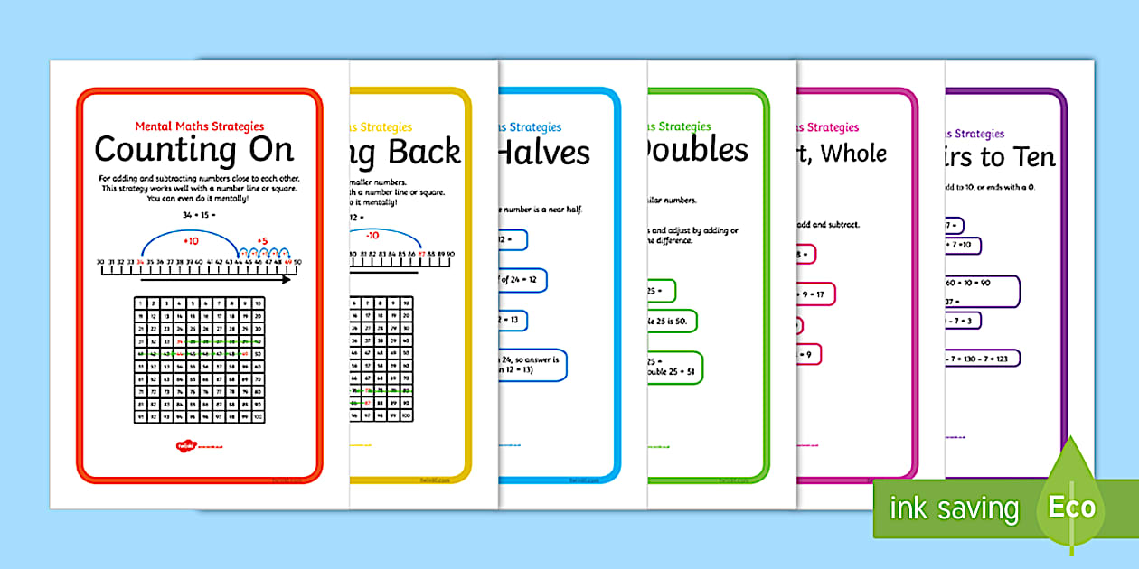 Cursive Mental Maths Strategies IKEA Tolsby/Fiestad Frame