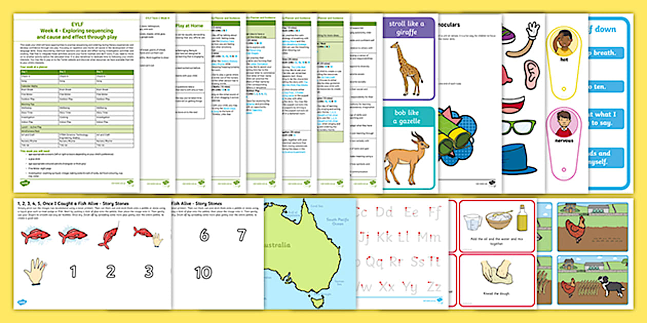 EYLF Term 2 Week 4 School Closure Home Learning Pack