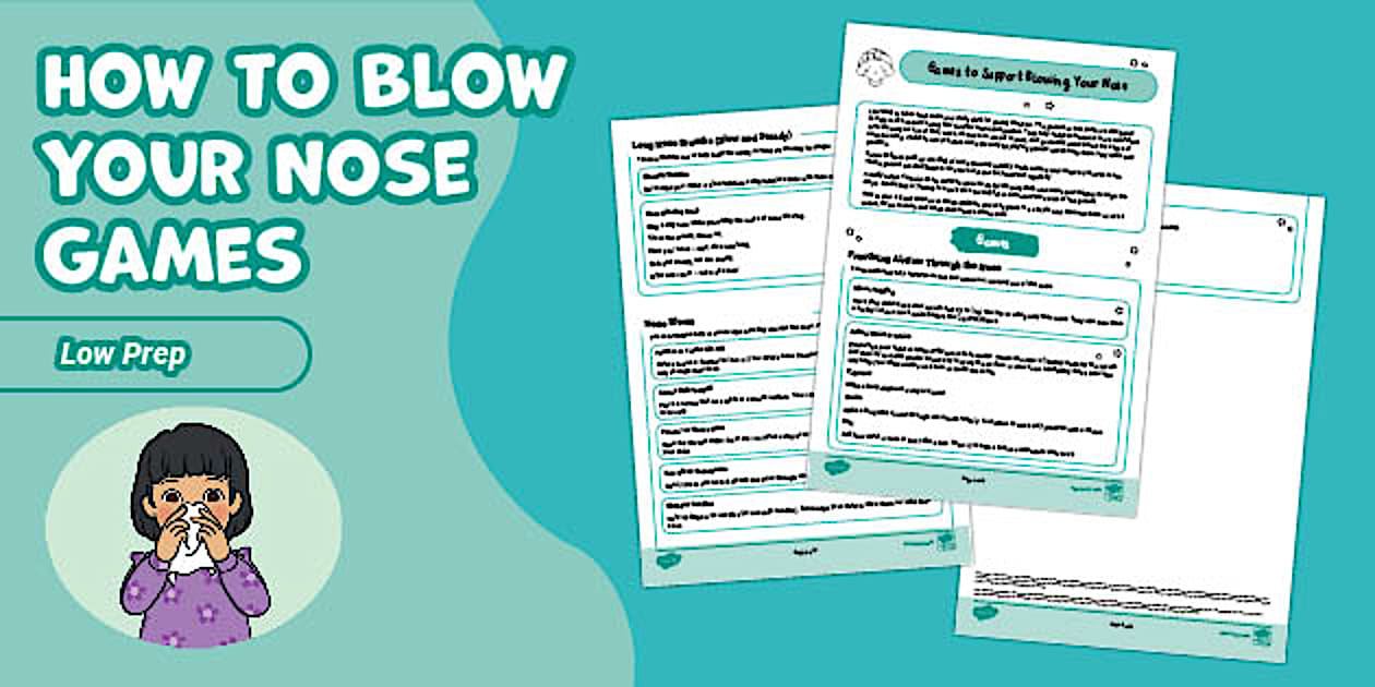 How to Blow Your Nose Games - Twinkl Kindergarten