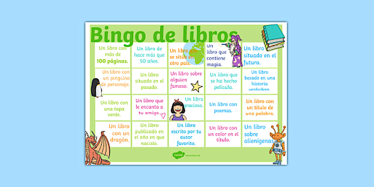 Bingo de libros