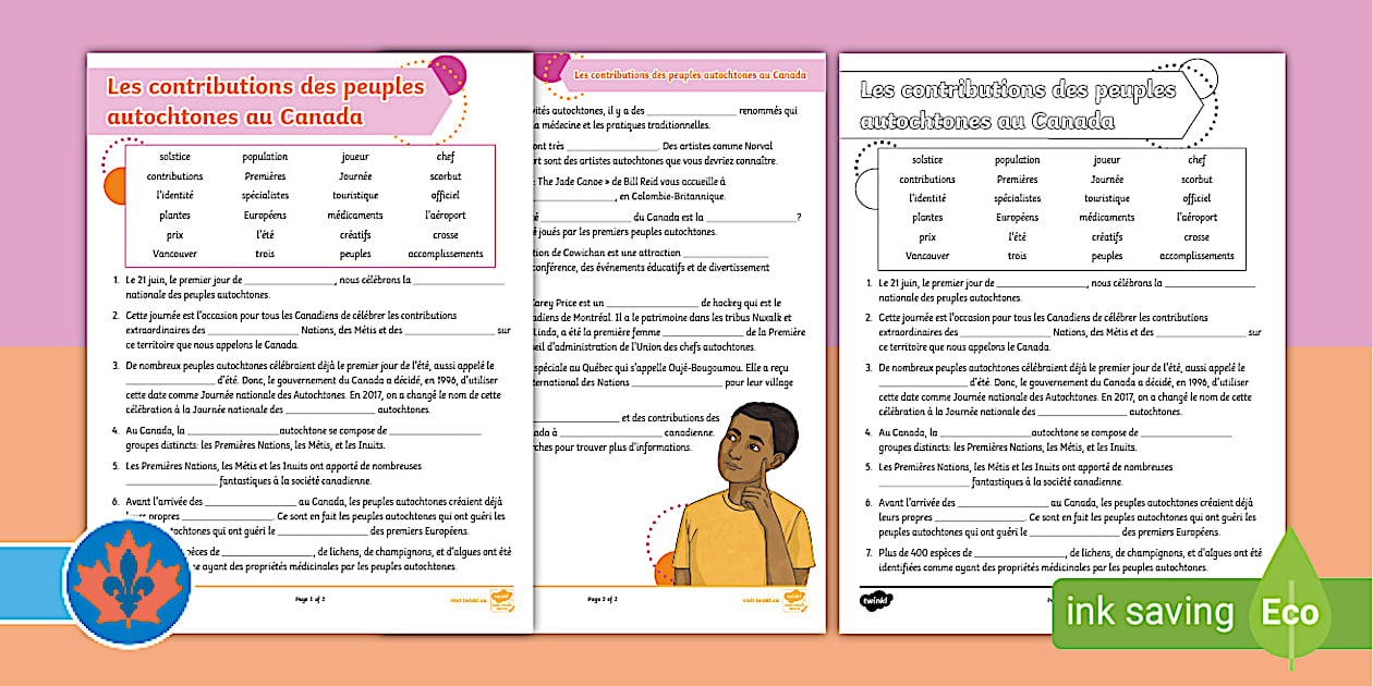 Activité sur les Autochtones | Peuples Autochtones