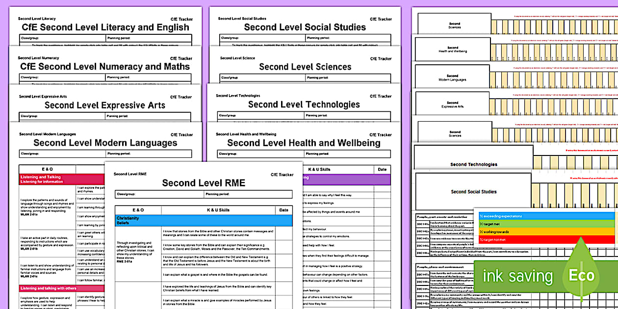 CfE Second Tracking and Assessment Bumper Planning Pack