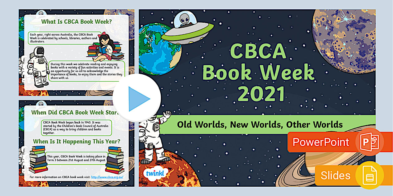 Book Week PowerPoint and Google Slides - Engaging Readers