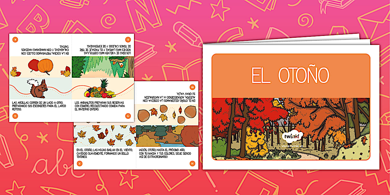 Minilibro: El otoño (profesor hizo) - Twinkl