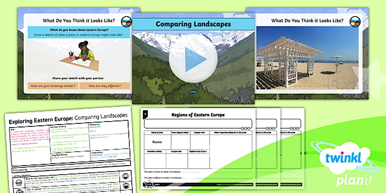 Geography: Exploring Eastern Europe: Comparing Landscapes Year 5 Lesson ...