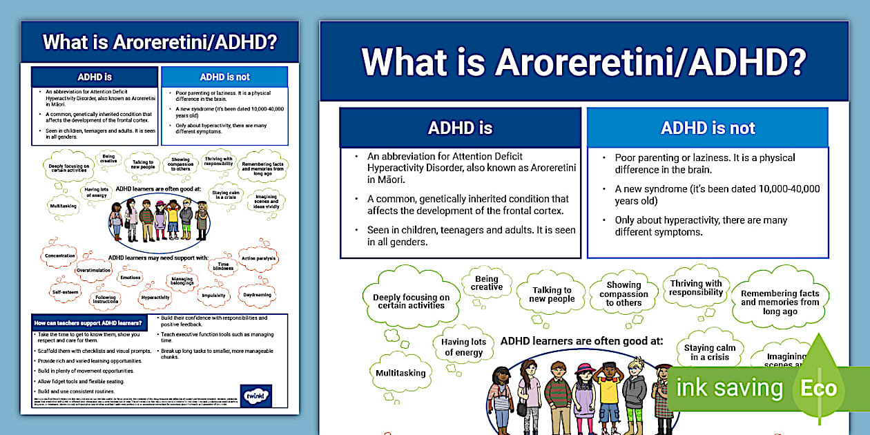 What is Aroreretini/ADHD? (teacher made) - Twinkl
