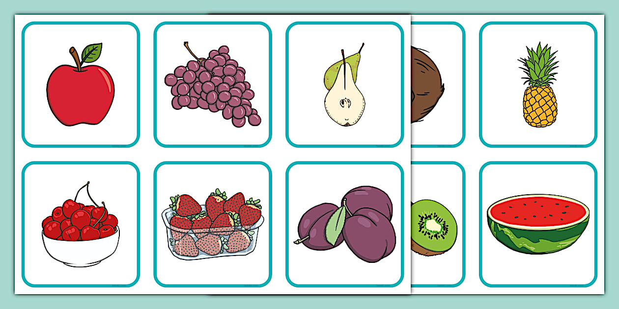 Fruit Salad Matching Activity (teacher made) - Twinkl