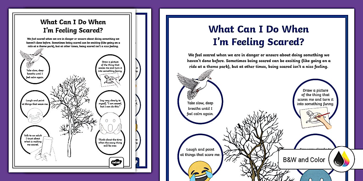 Emotions - What Can I Do When I'm Feeling Scared? Poster