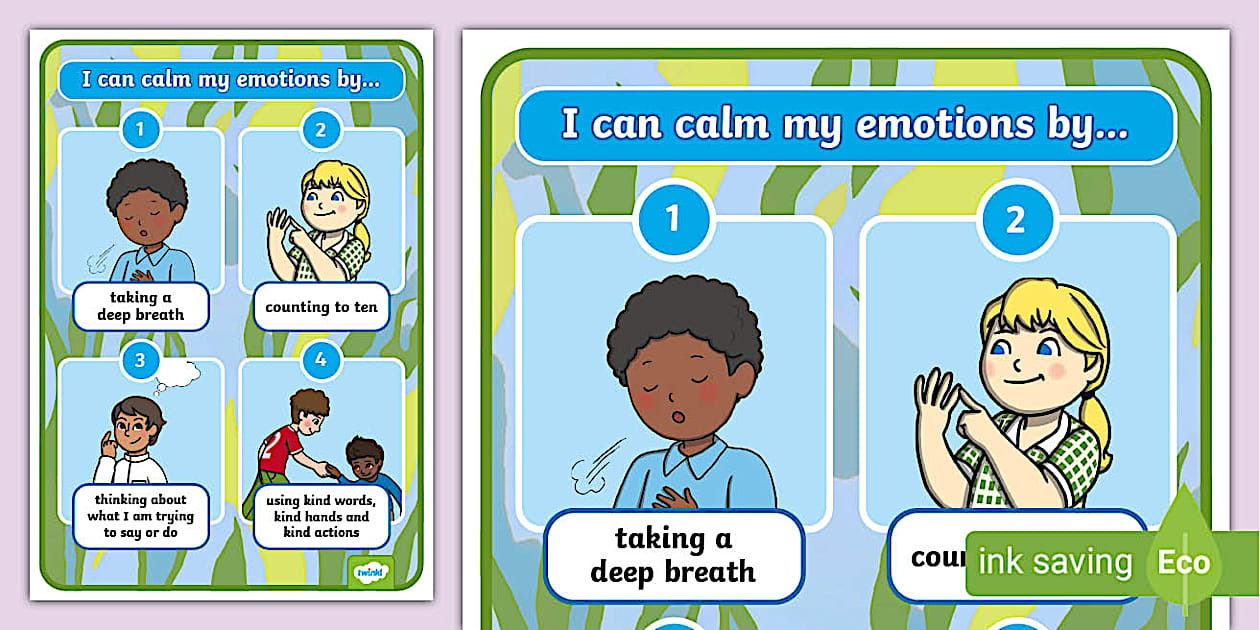 UAE Controlling My Emotions Poster (Teacher-Made) - Twinkl