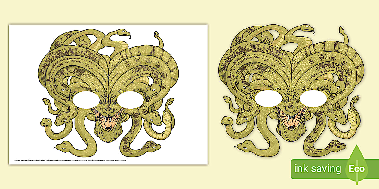 Medusa Mask - Twinkl - KS2 (teacher made) - Twinkl