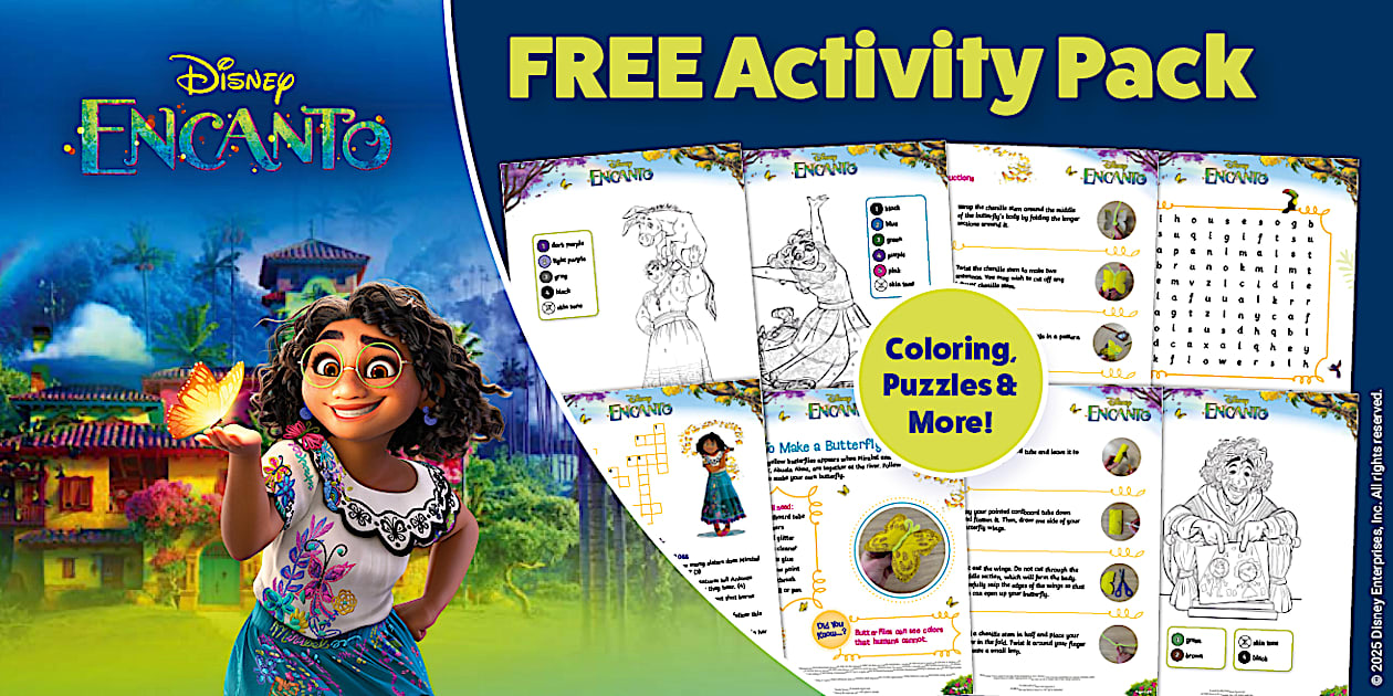 Encanto: FREE Activity Pack for Kids
